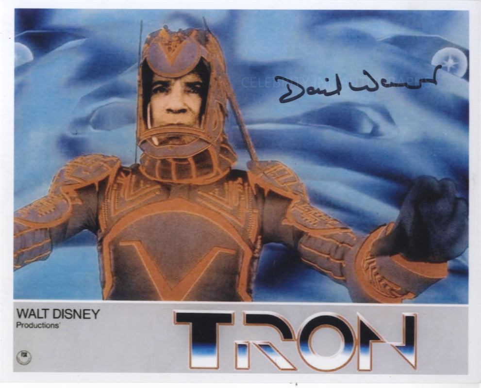 DAVID WARNER as Sark - Tron – Celebrity Ink Autographs