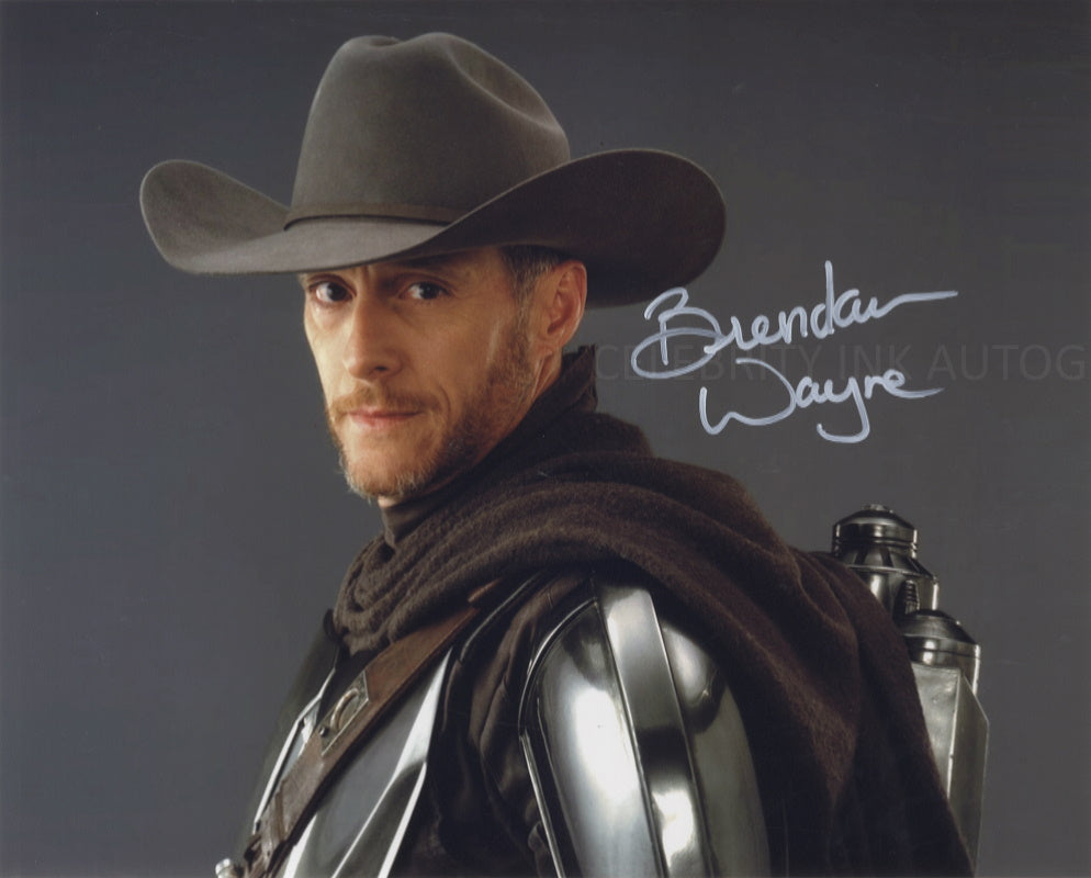 BRENDAN WAYNE as The Mandalorian - The Mandalorian – Celebrity Ink ...