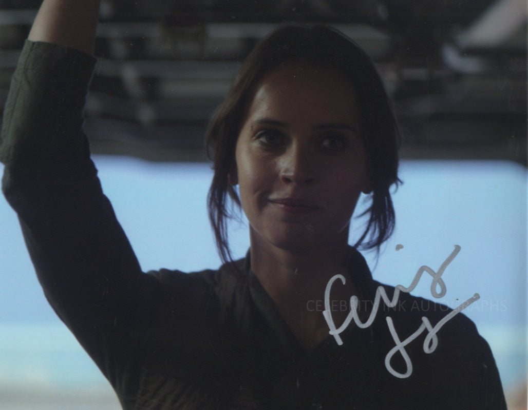 FELICITY JONES as Jyn Erso - Rogue One – Celebrity Ink Autographs