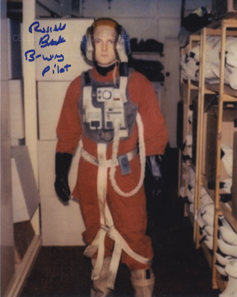 RUSSELL BROOKE as an A-Wing Pilot - Star Wars: ROTJ – Celebrity Ink ...