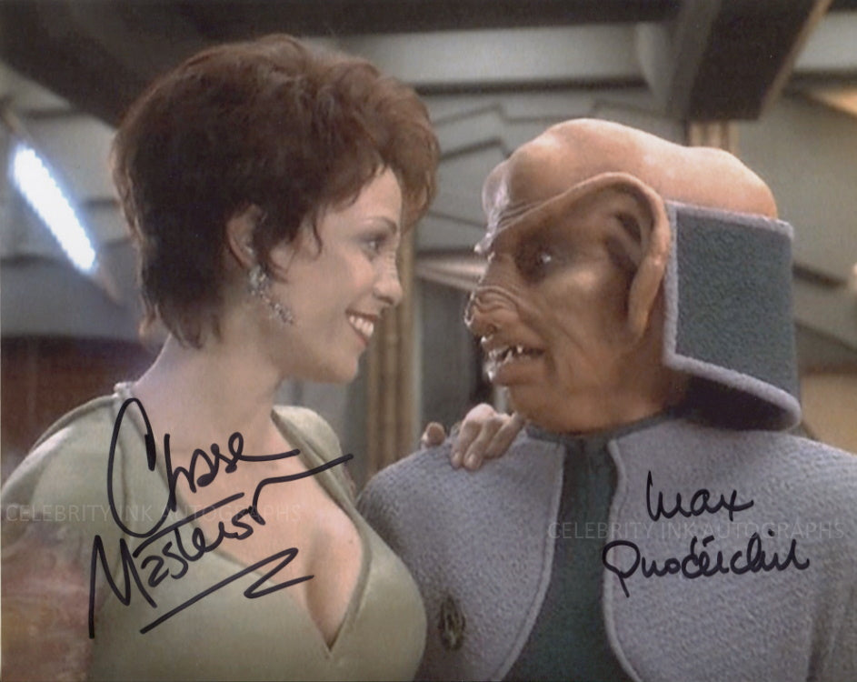 MAX GRODENCHIK and CHASE MASTERSON as Rom and Leeta - Star Trek: DS9 ...
