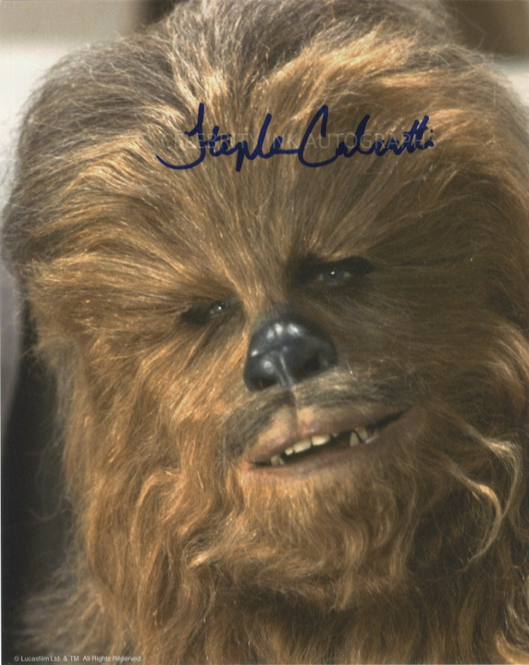 STEPHEN CALCUTT as the Chewbacca Stand-In - Star Wars – Celebrity Ink ...