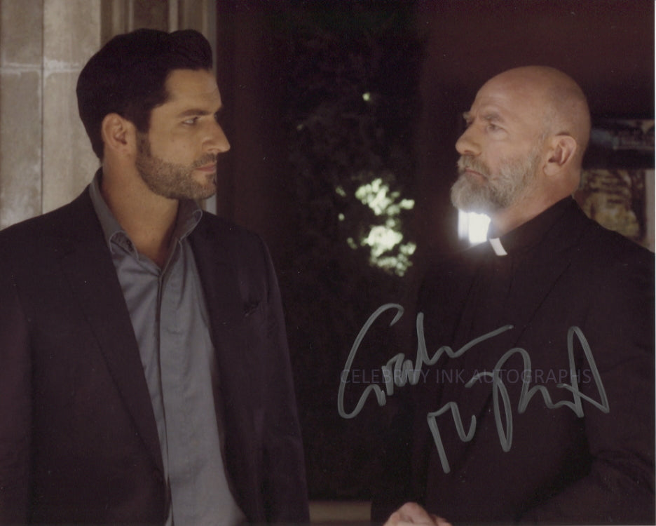 GRAHAM McTAVISH as Father Kinley - Lucifer – Celebrity Ink Autographs