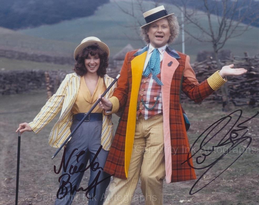 COLIN BAKER and NICOLA BRYANT as The 6th Doctor and Peri - Doctor Who ...
