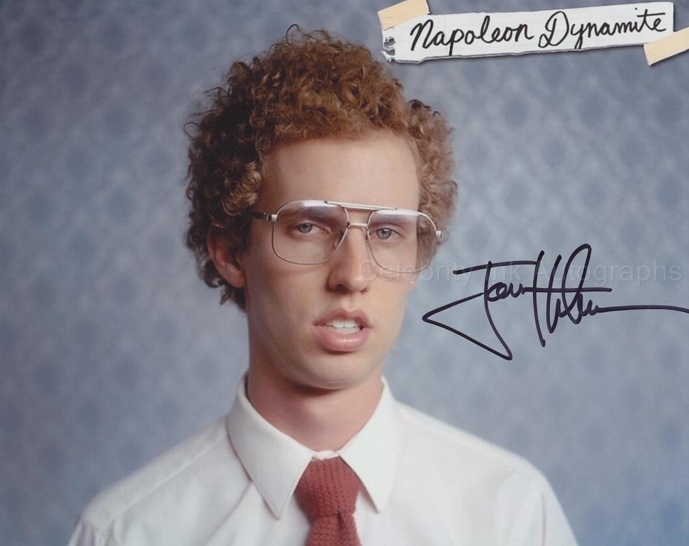 JON HEDER as Napoleon Dynamite – Celebrity Ink Autographs
