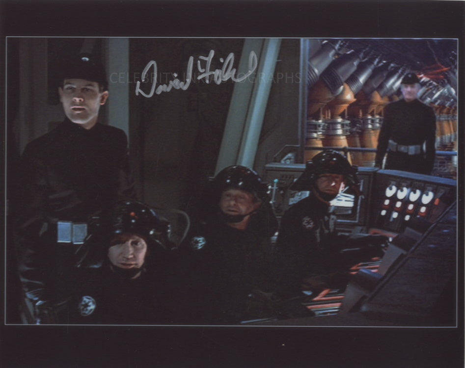 DAVID FIELD as a Death Star Operator - Star Wars – Celebrity Ink Autographs