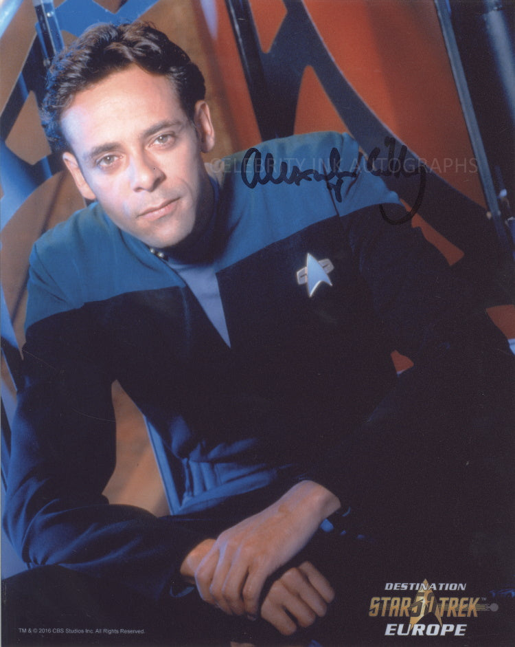 ALEXANDER SIDDIG as Dr. Julian Bashir - Star Trek: DS9 – Celebrity Ink ...
