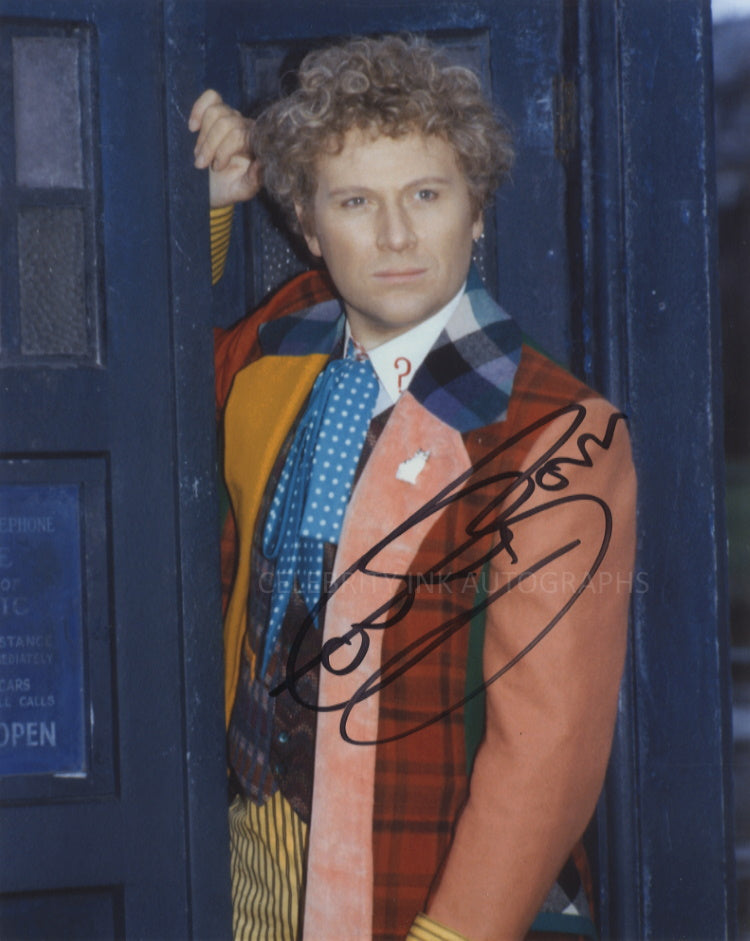 COLIN BAKER as The 6th Doctor - Doctor Who – Celebrity Ink Autographs