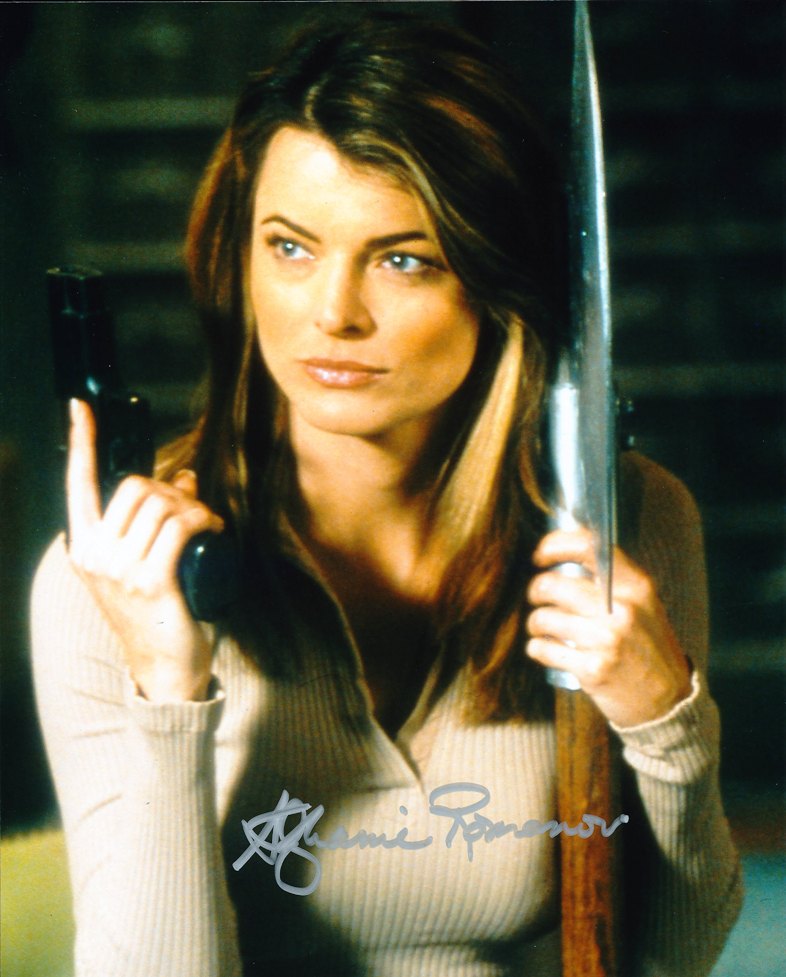 STEPHANIE ROMANOV as Lilah Morgan - Angel – Celebrity Ink Autographs
