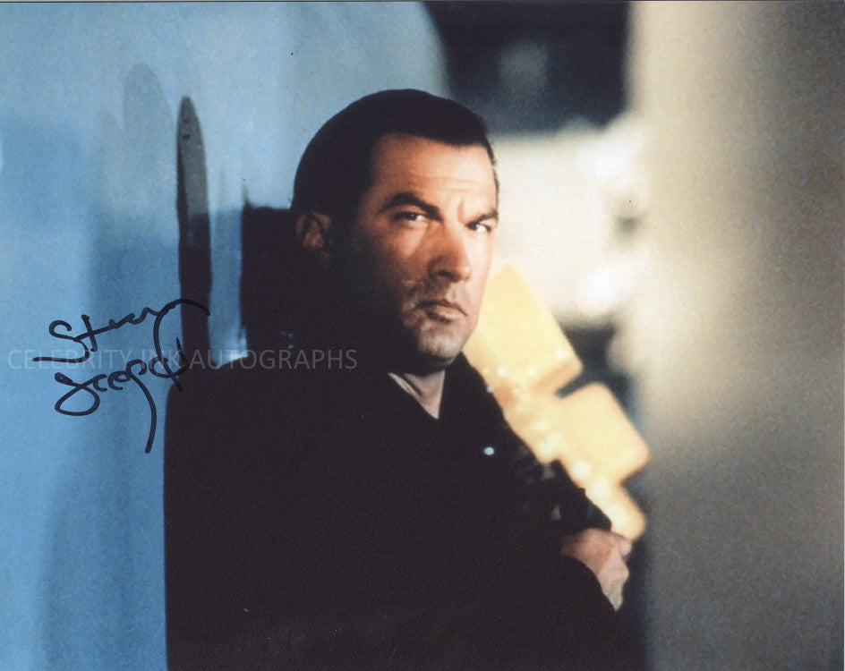 STEVEN SEAGAL - Hollywood Action Hero – Celebrity Ink Autographs