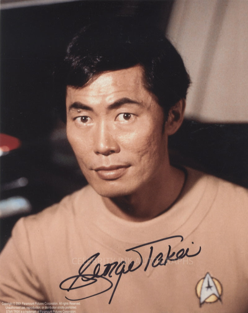 GEORGE TAKEI as Hikaru Sulu - Star Trek – Celebrity Ink Autographs