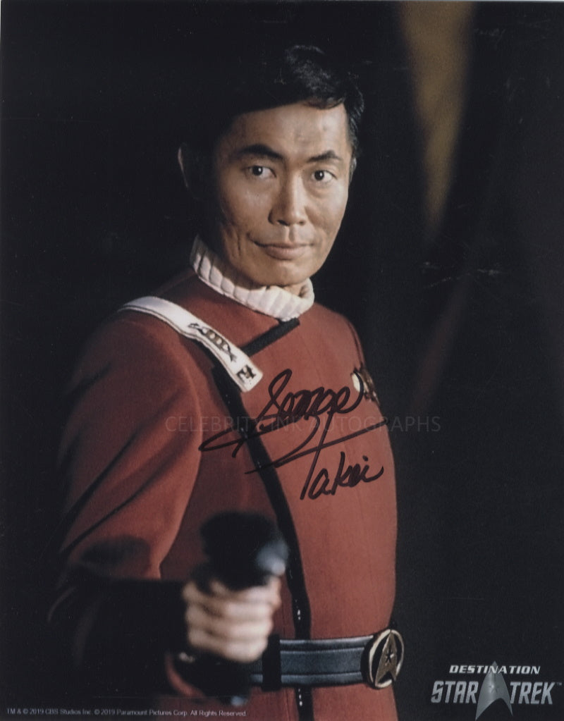 GEORGE TAKEI as Hikaru Sulu - Star Trek – Celebrity Ink Autographs