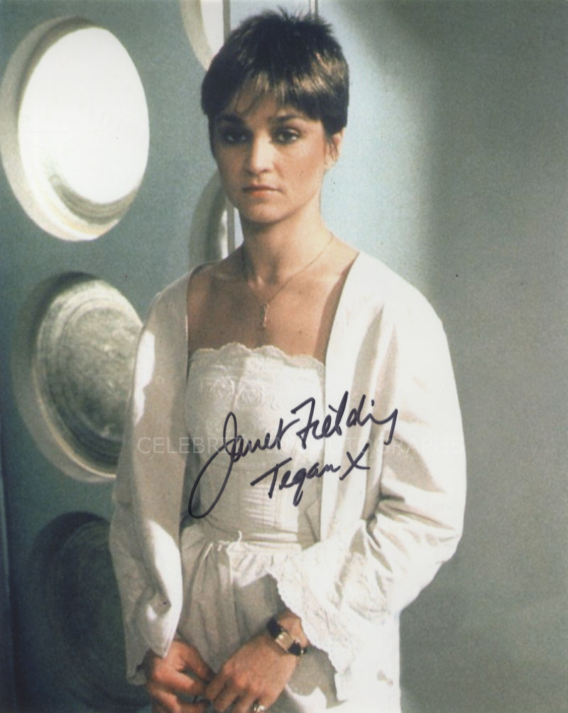 JANET FIELDING as Tegan Jovanka - Doctor Who – Celebrity Ink Autographs