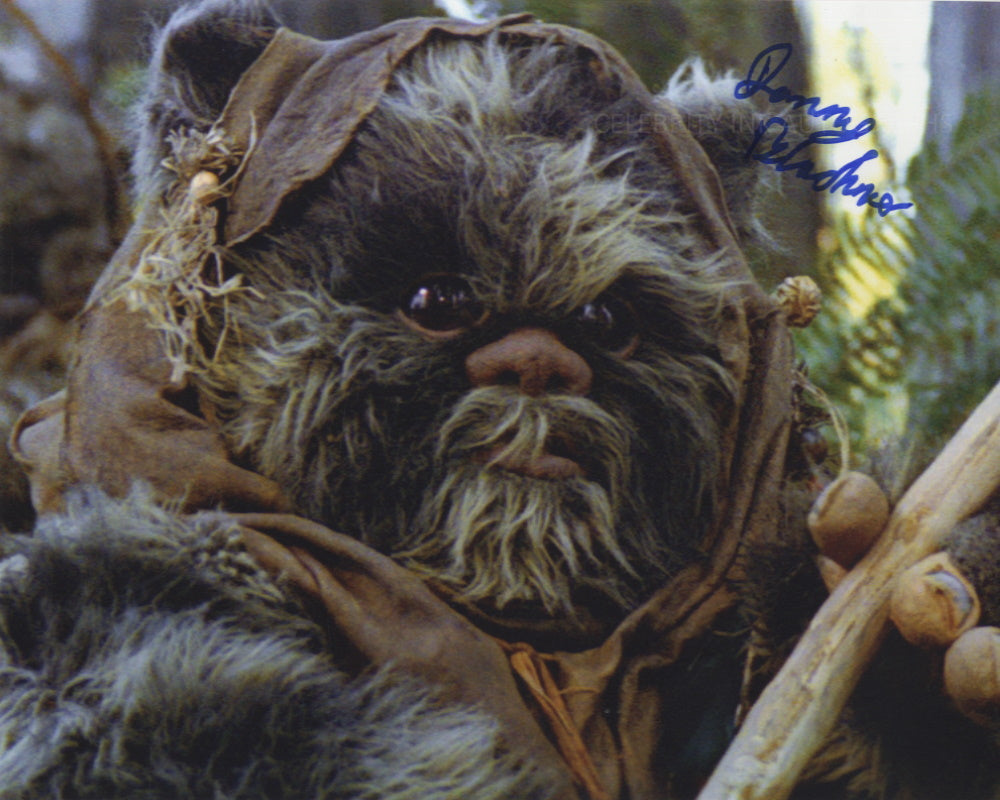 DANNY BLACKNER as an Ewok - Star Wars: ROTJ – Celebrity Ink Autographs